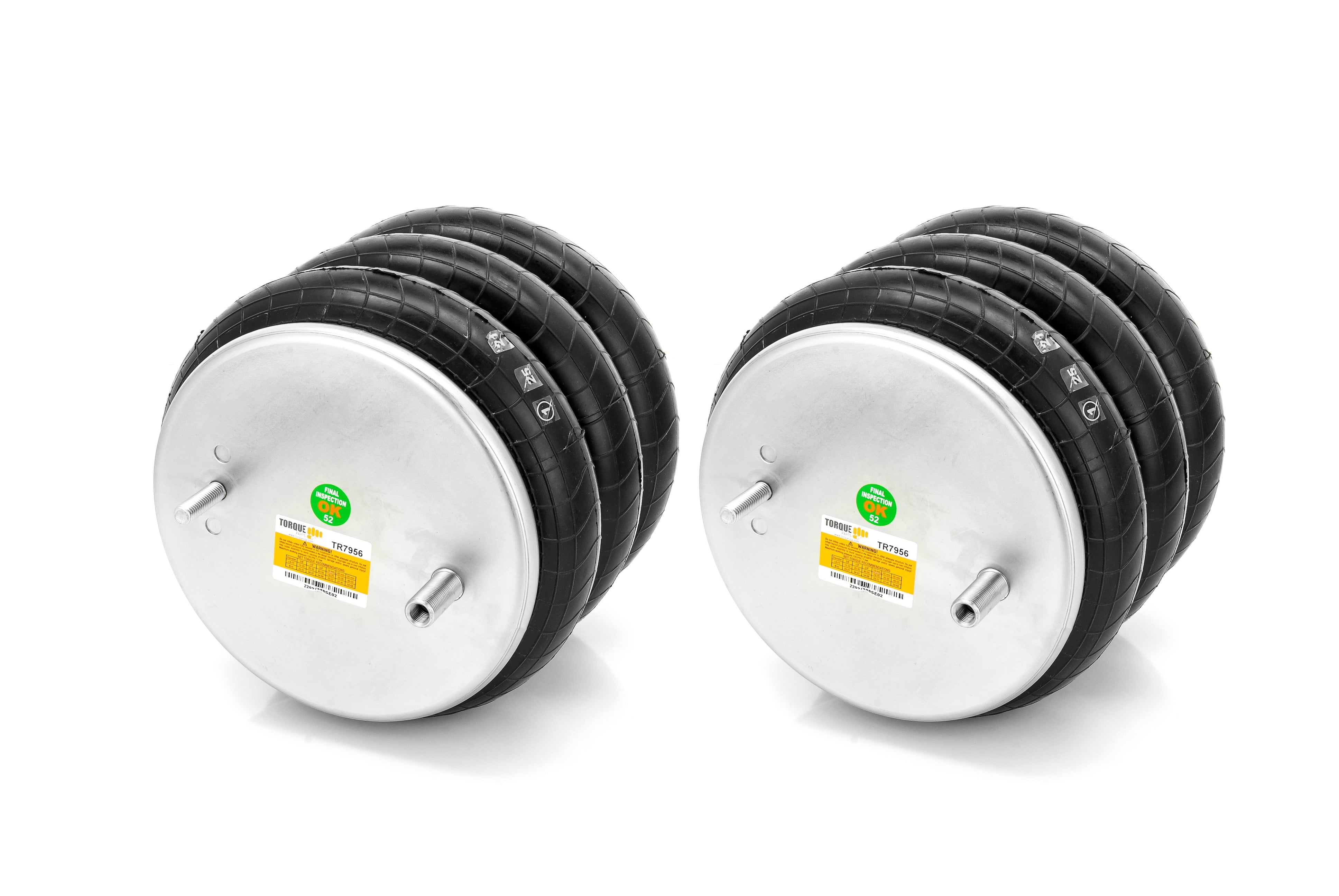 Pair of Convolute Air Spring Bag Replace Rowe Truck 0059 Firestone W01 ...