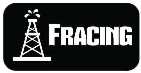 Pair of Fracing Frac Oil Rig Funny Hard Hat/Helmet Vinyl Decal Sticker ...