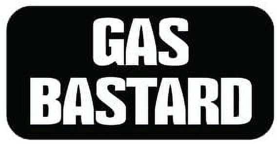Pair of Gas Bastard Funny Hard Hat/Helmet Vinyl Decal Sticker - Walmart.com