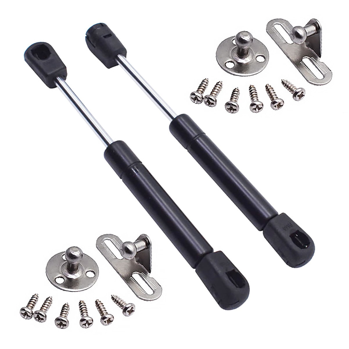 Pair of Gas Spring Lifting Support Rods, 7" Unfolded, 100N - Walmart.com