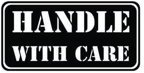 Pair of Handle with Care Funny Hard Hat/Helmet Stickers - Walmart.com