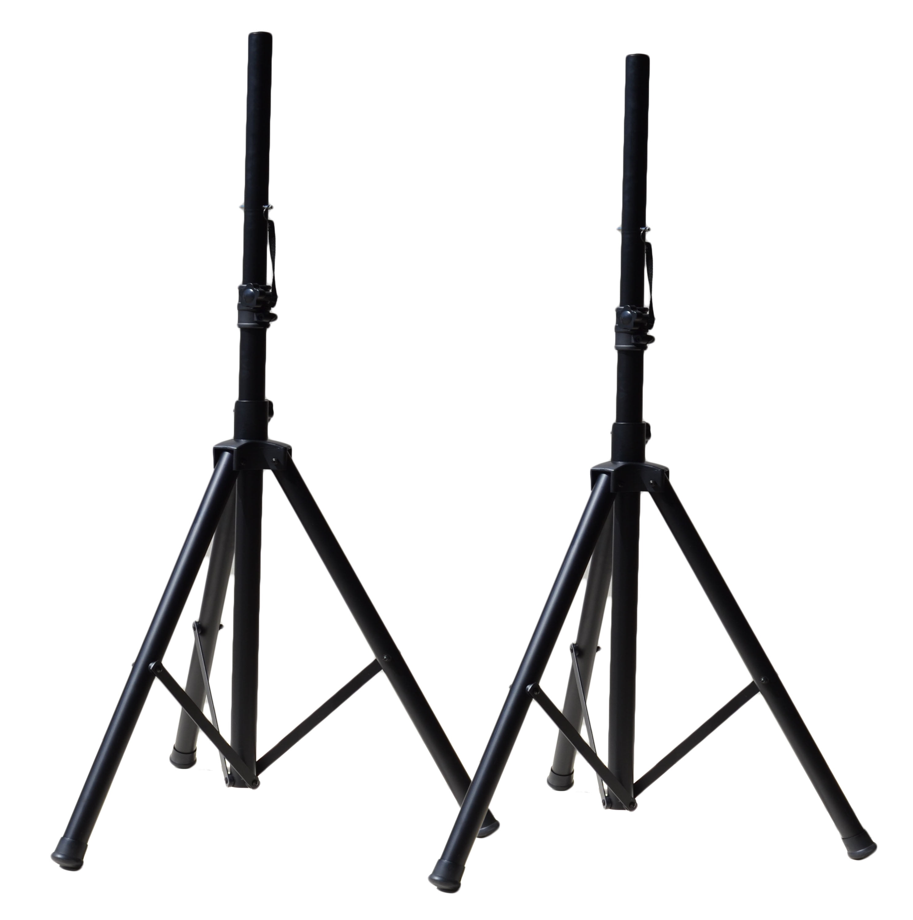 Pair of Ignite Pro Tripod DJ PA Speaker Stands Adjustable Height Stand ...