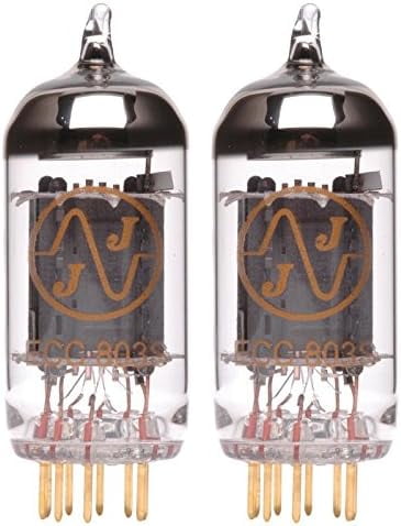 Pair of JJ ECC803s / Hi-Performance 12AX7 Gold Pin Preamp Vacuum Tube ...