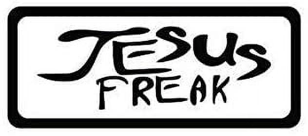 Pair of Jesus Freak Funny Hard Hat/Helmet Vinyl Decal Sticker - Walmart.com