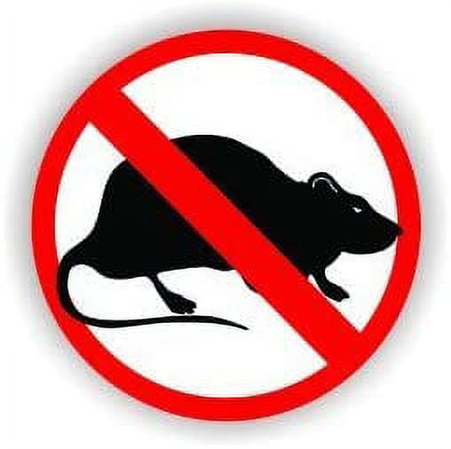 Pair of No rats union oilfield funny hard hat/helmet vinyl decal ...