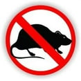 Pair of No rats union oilfield funny hard hat/helmet vinyl decal ...
