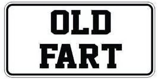 Pair of Old Fart Funny Hard Hat/Helmet Stickers - Walmart.com