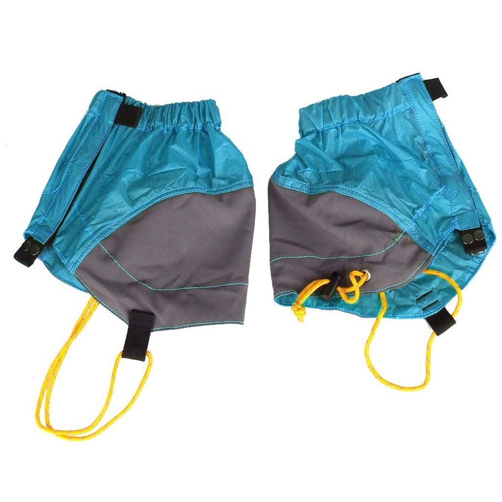 Pair of Outdoor Waterproof Ankle Walking Gaiters Hiking (Blue ...