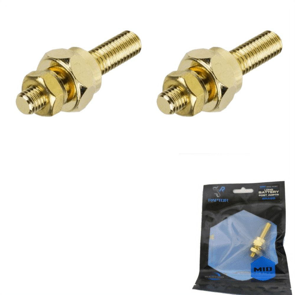 Pair of Raptor by Metra Mid Series GM Side Post Battery Long Post ...