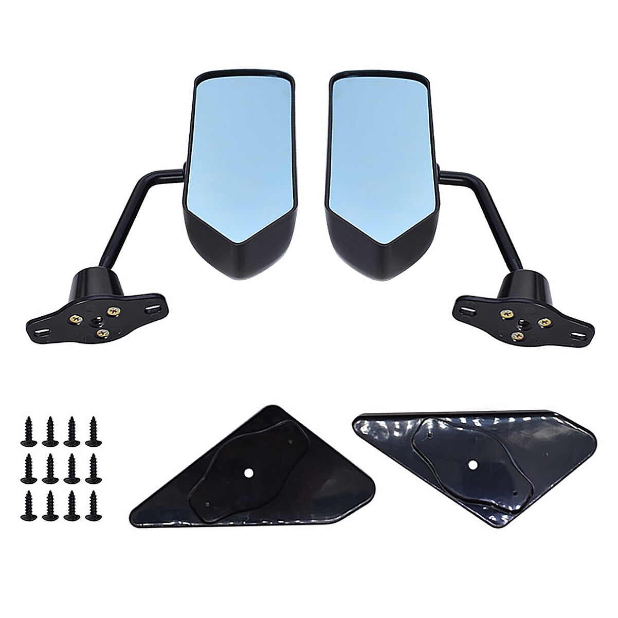 Pair of Sideview Mirror Universal, F1 Racing Style Side View Mirrors ...