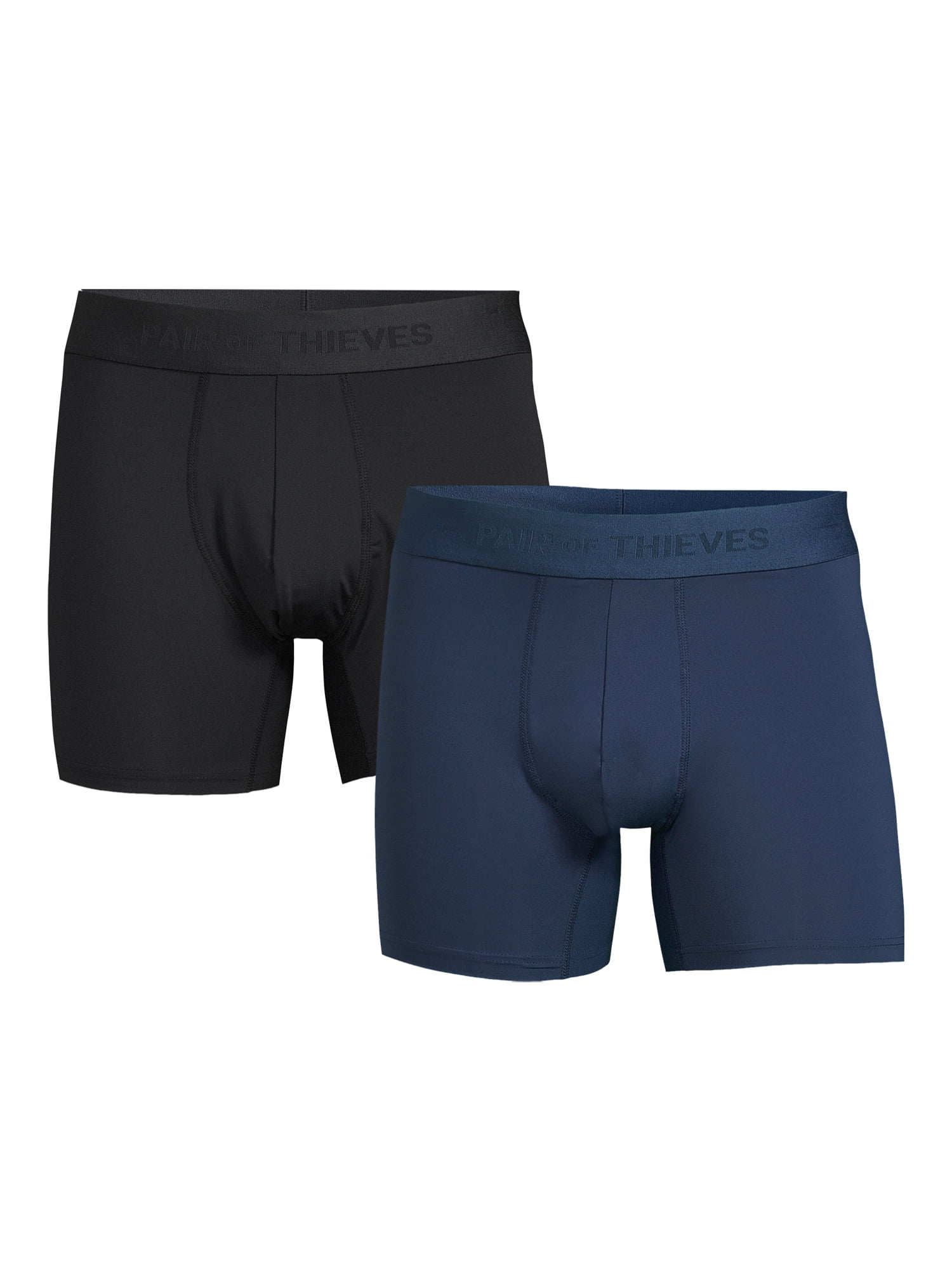 Pair of Thieves Hustle Boxer Briefs, 2-Pack, Black/Blue - Walmart.com