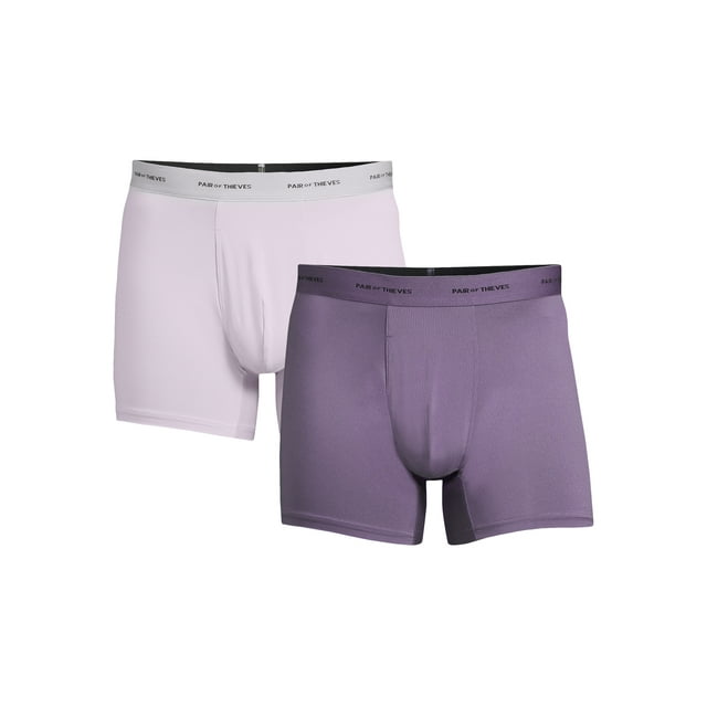 Pair of Thieves Men's Quick Dry Boxer Briefs, 2-Pack - Walmart.com