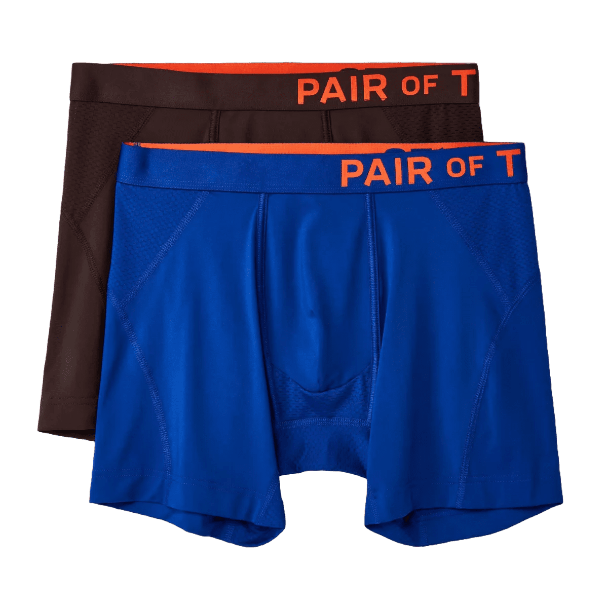 Pair of Thieves Men's Super Cool Boxer Briefs 2pk - (Brown/Blue, Large ...