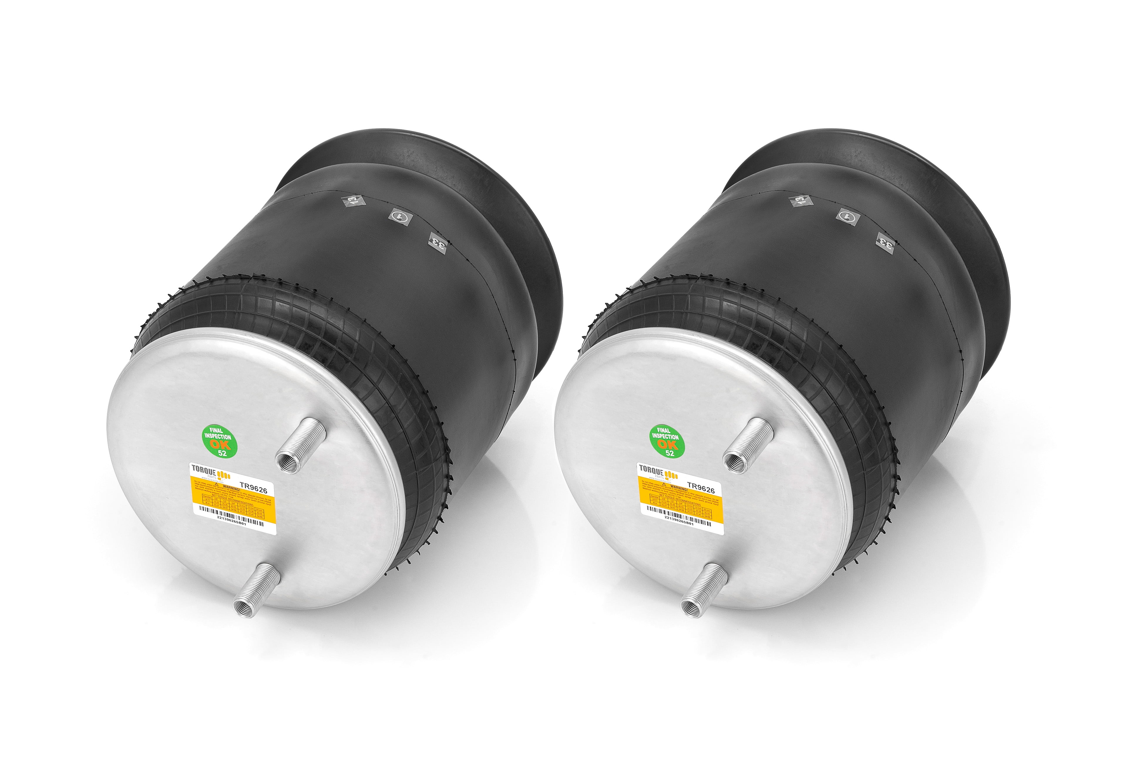 Pair of Trailer Air Spring Bag Replaces W01-358-9626 Hendrickson S ...