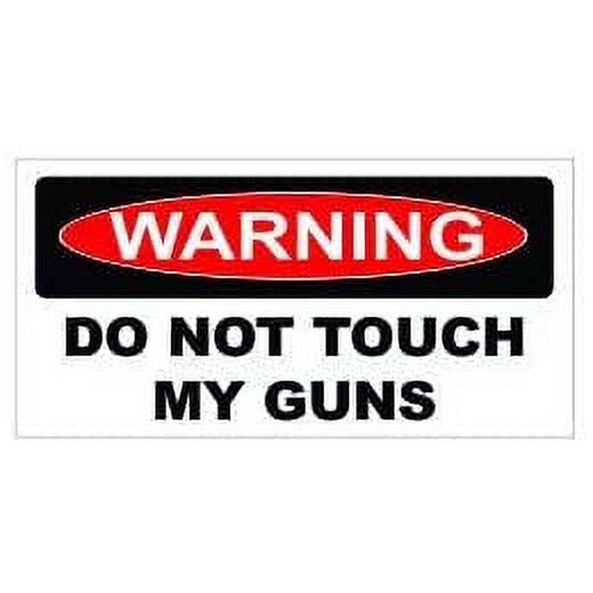Gun Warning Stickers