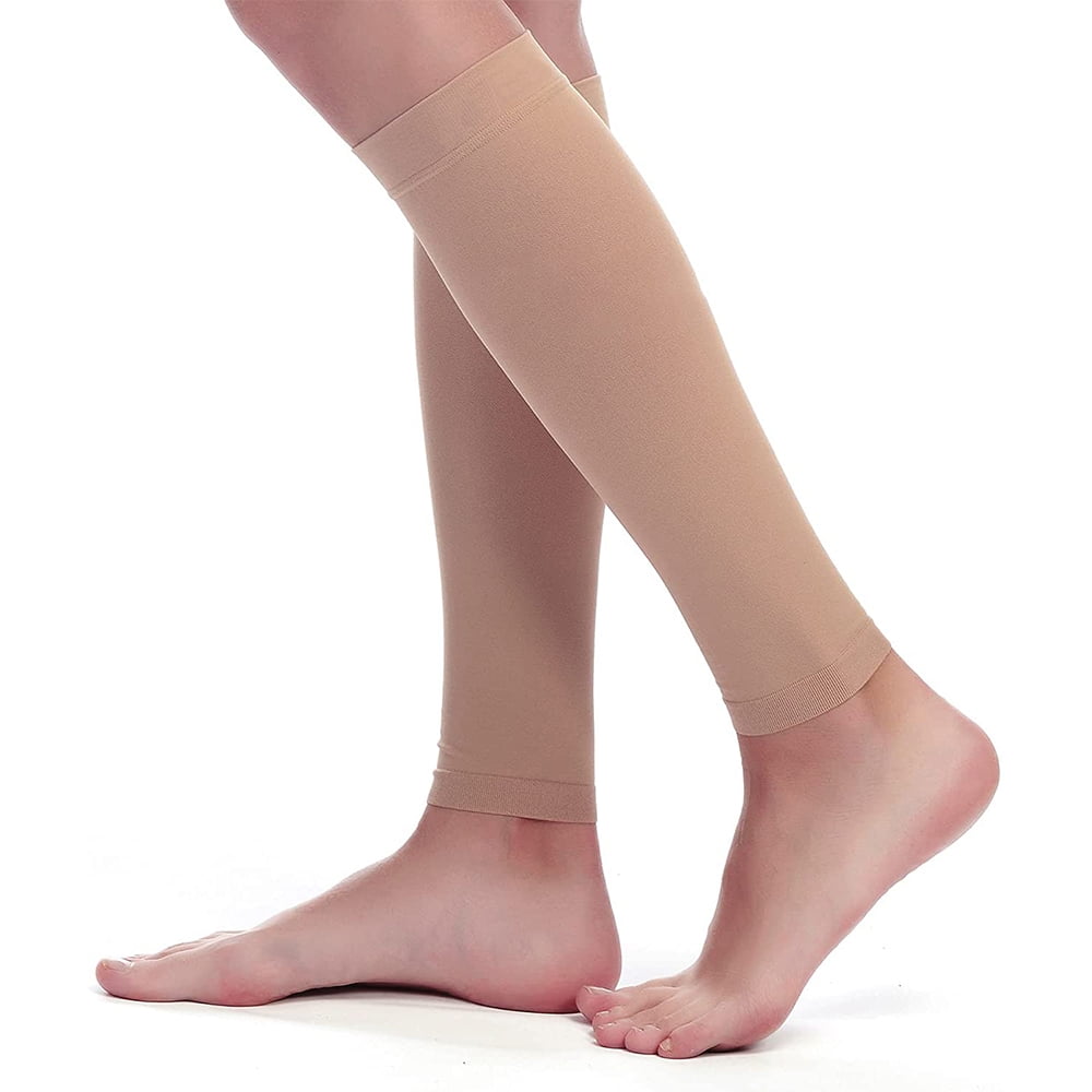 Pair of compression socks for feet and legs, sports use, with screw ...