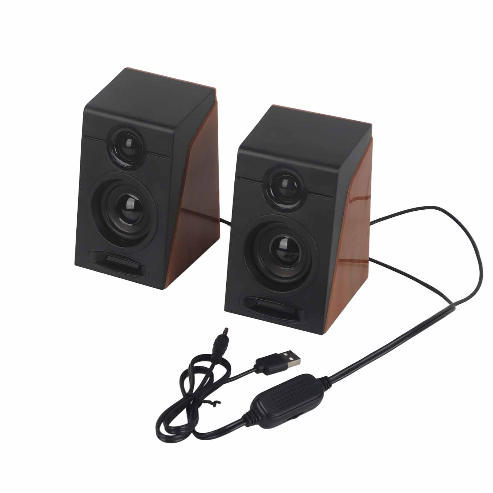 Paird 3in Heavy Bass Computer Speakers HiFi Sound Computer Subwoofer ...