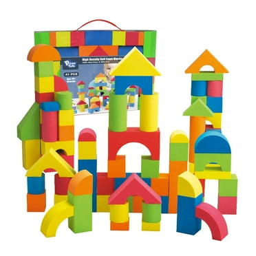 Comfy Cubs 36-Piece Educational Wooden Stacking Blocks Set - Walmart ...