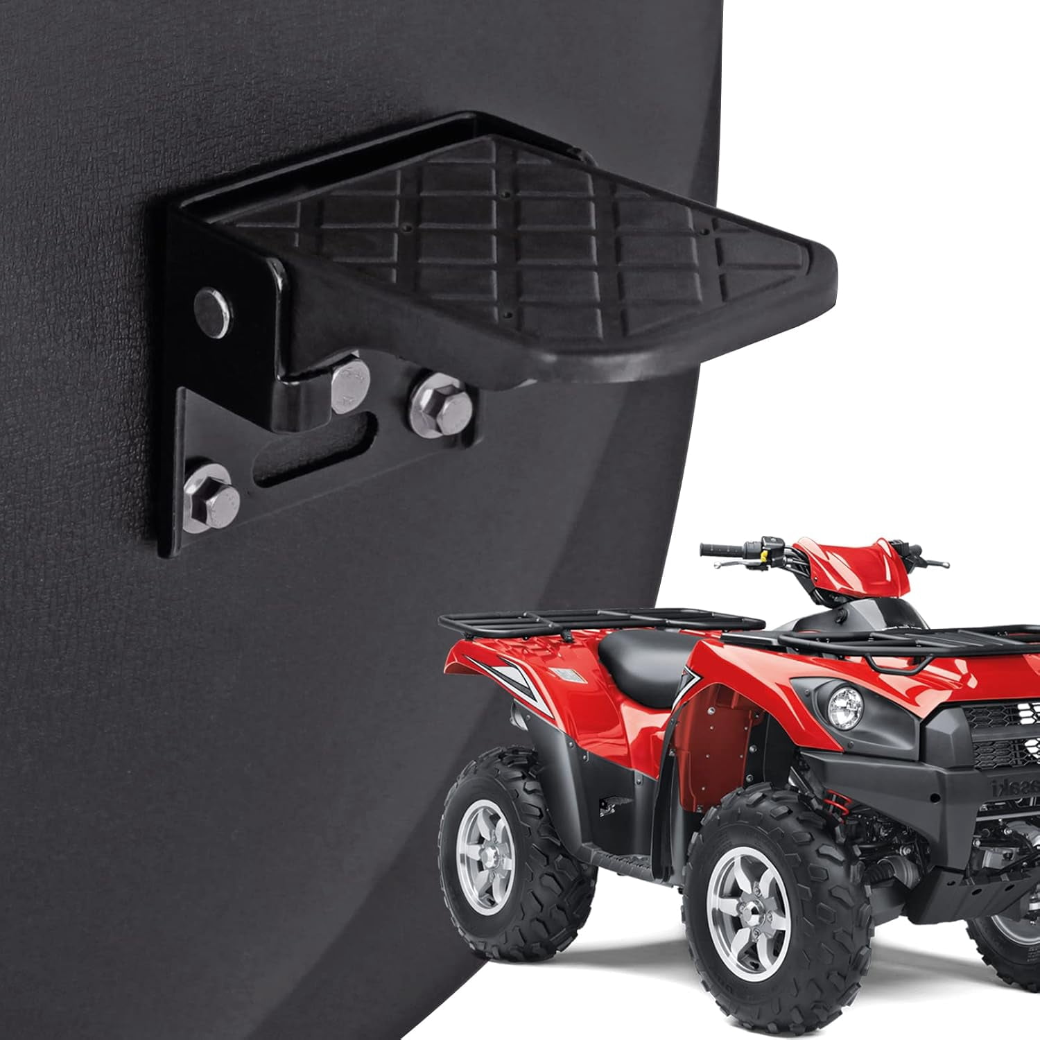 Pairs ATV Foot Rests for Four Wheeler Rear Passenger Foot Peg Universal ...