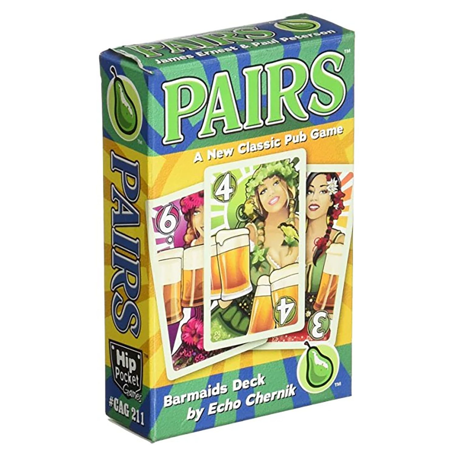 Pairs: Barmaids Deck - Cheapass Games, Themed Press Your Luck Card Game ...