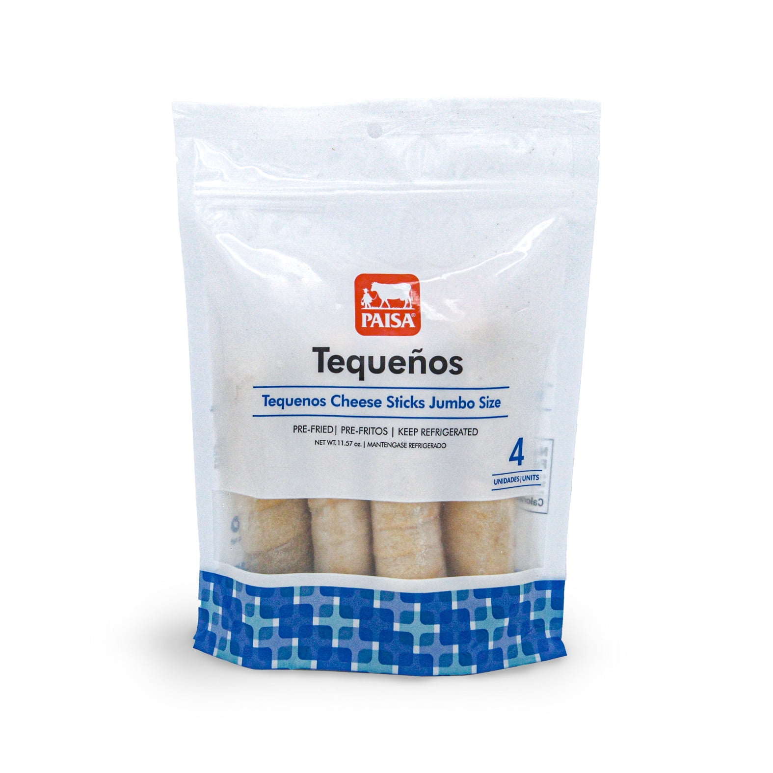 Paisa Jumbo Cheese Tequeños precooked - Walmart.com