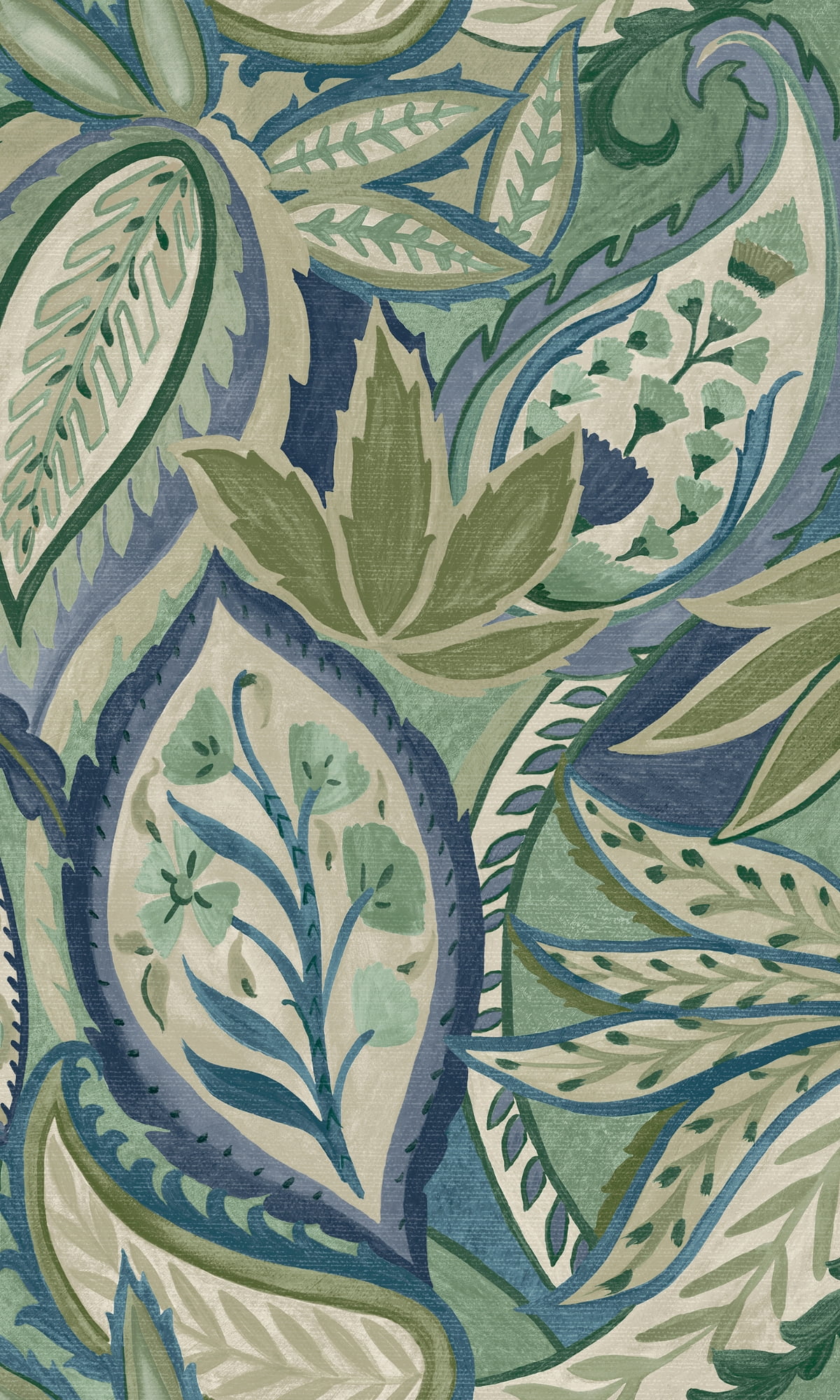 Paisley All Over Tropical Wallpaper R8259 - Walmart.com