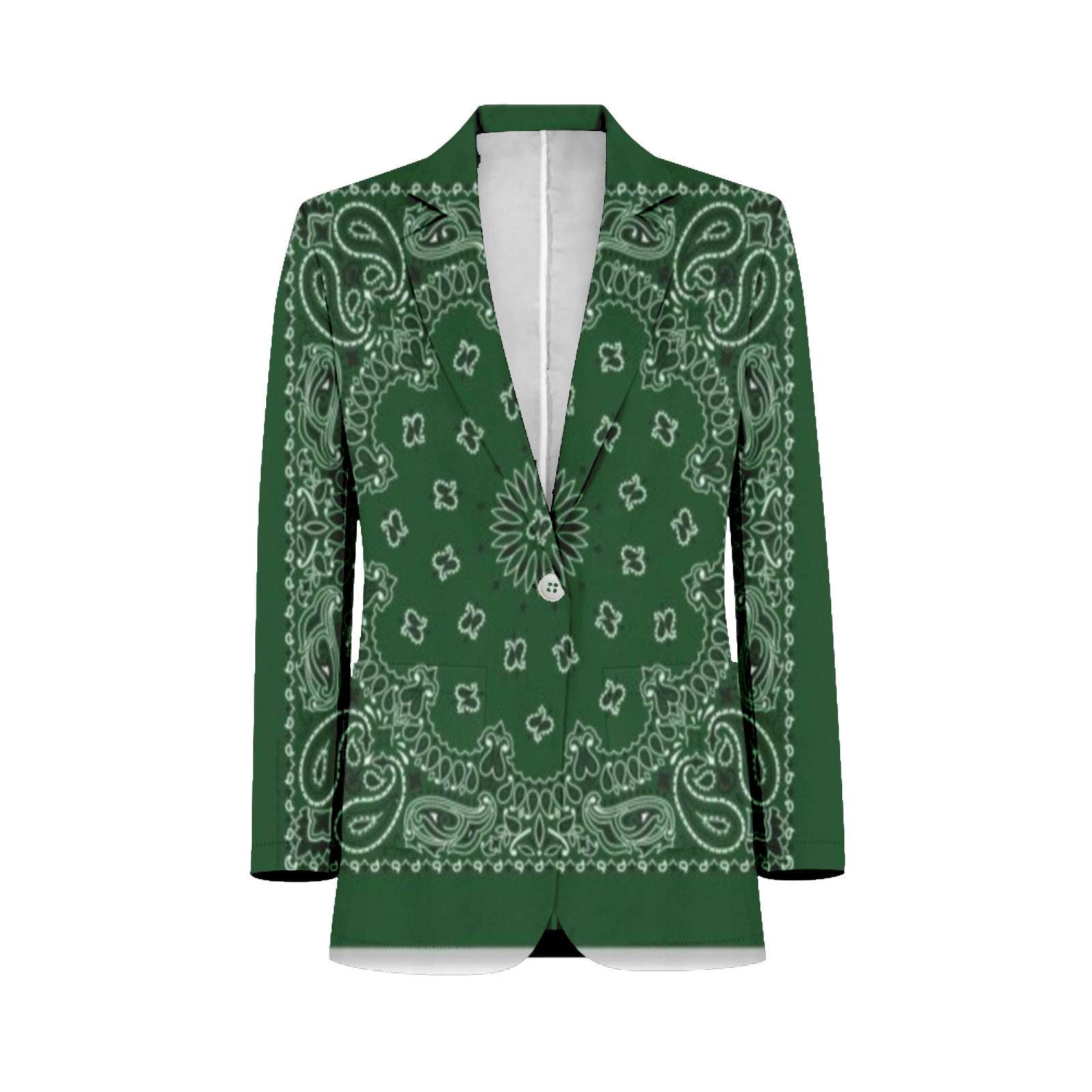 Paisley Bandana Hunter Mens Suits Shawl Collar Slim Fit Suit Mens Groom ...