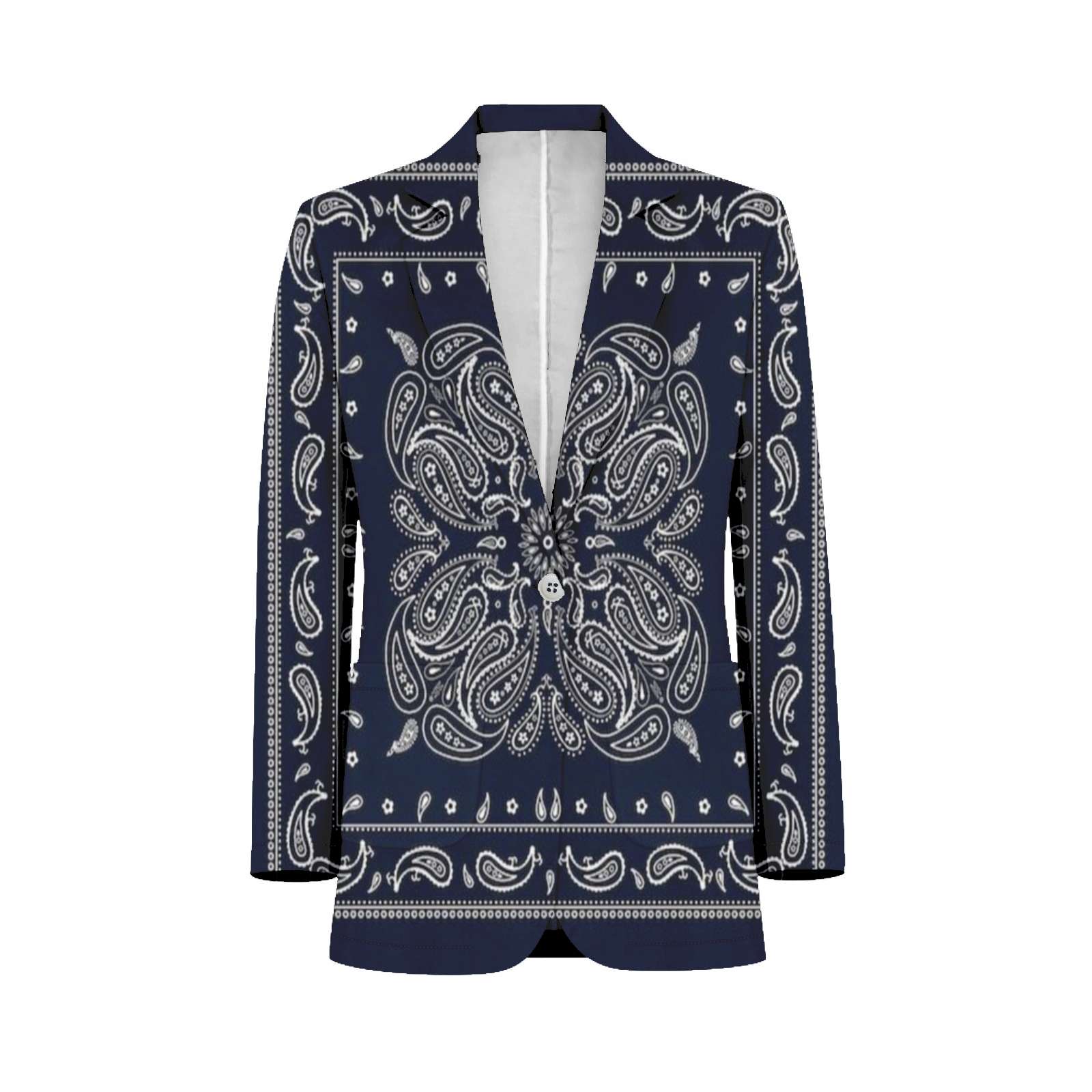 Paisley Bandana Mens Suits Shawl Collar Slim Fit Suit Mens Groom Jacket ...