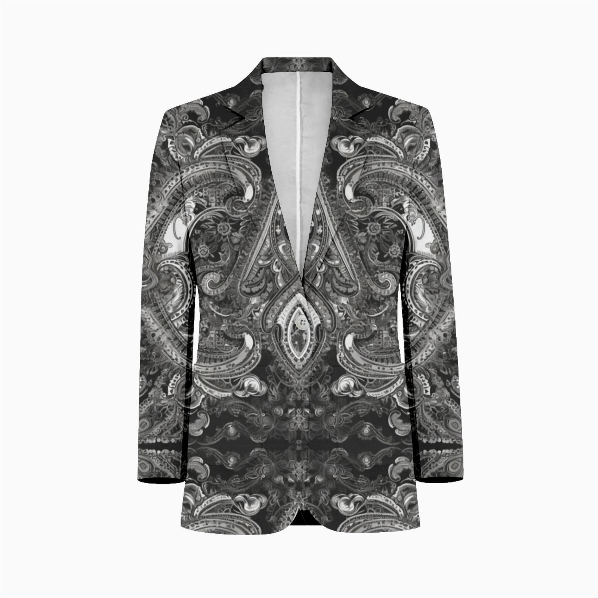 Paisley Bandana Mens Suits Shawl Collar Slim Fit Suit Mens Groom Jacket ...