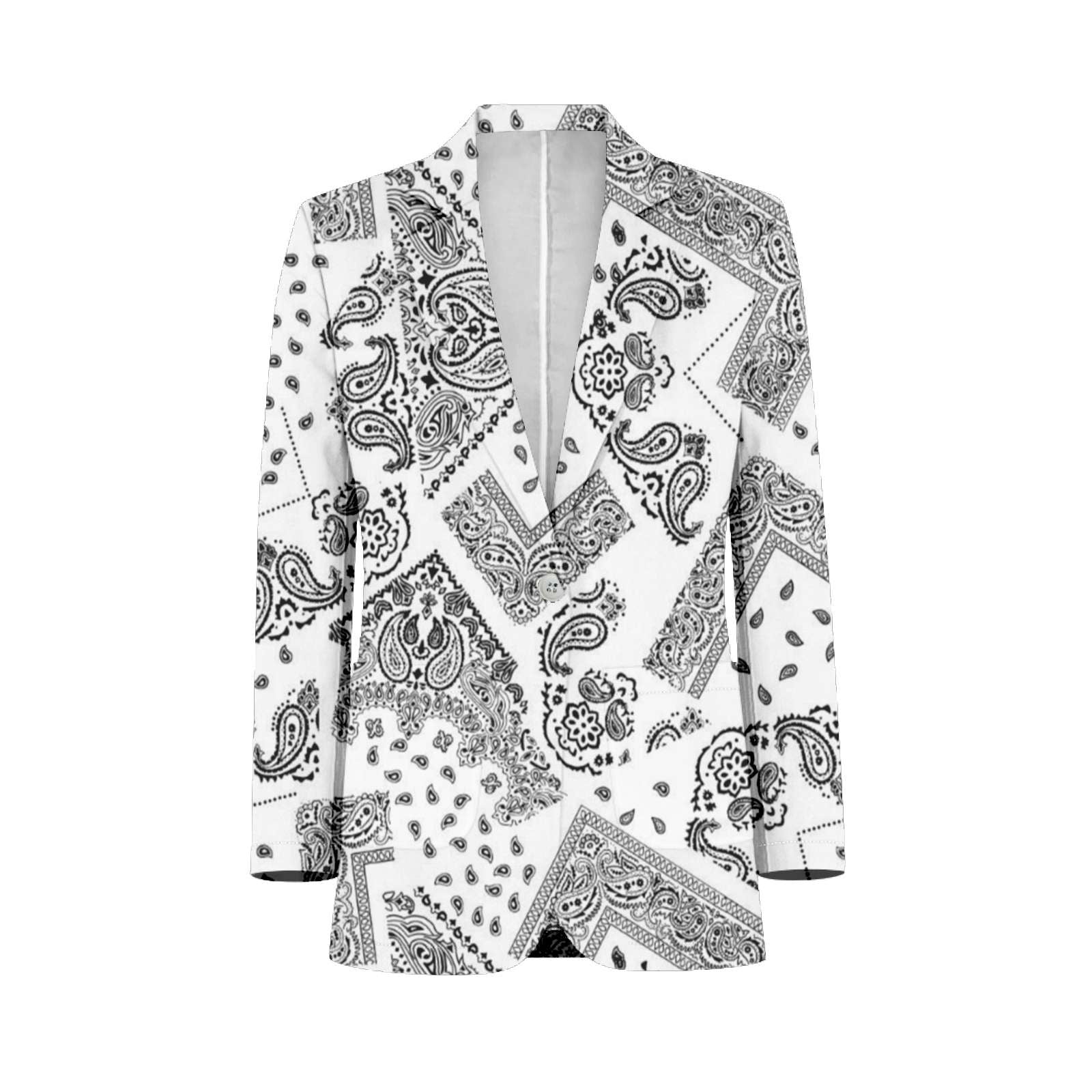 Paisley Bandana Pattern Mens Suits Shawl Collar Slim Fit Suit Mens ...