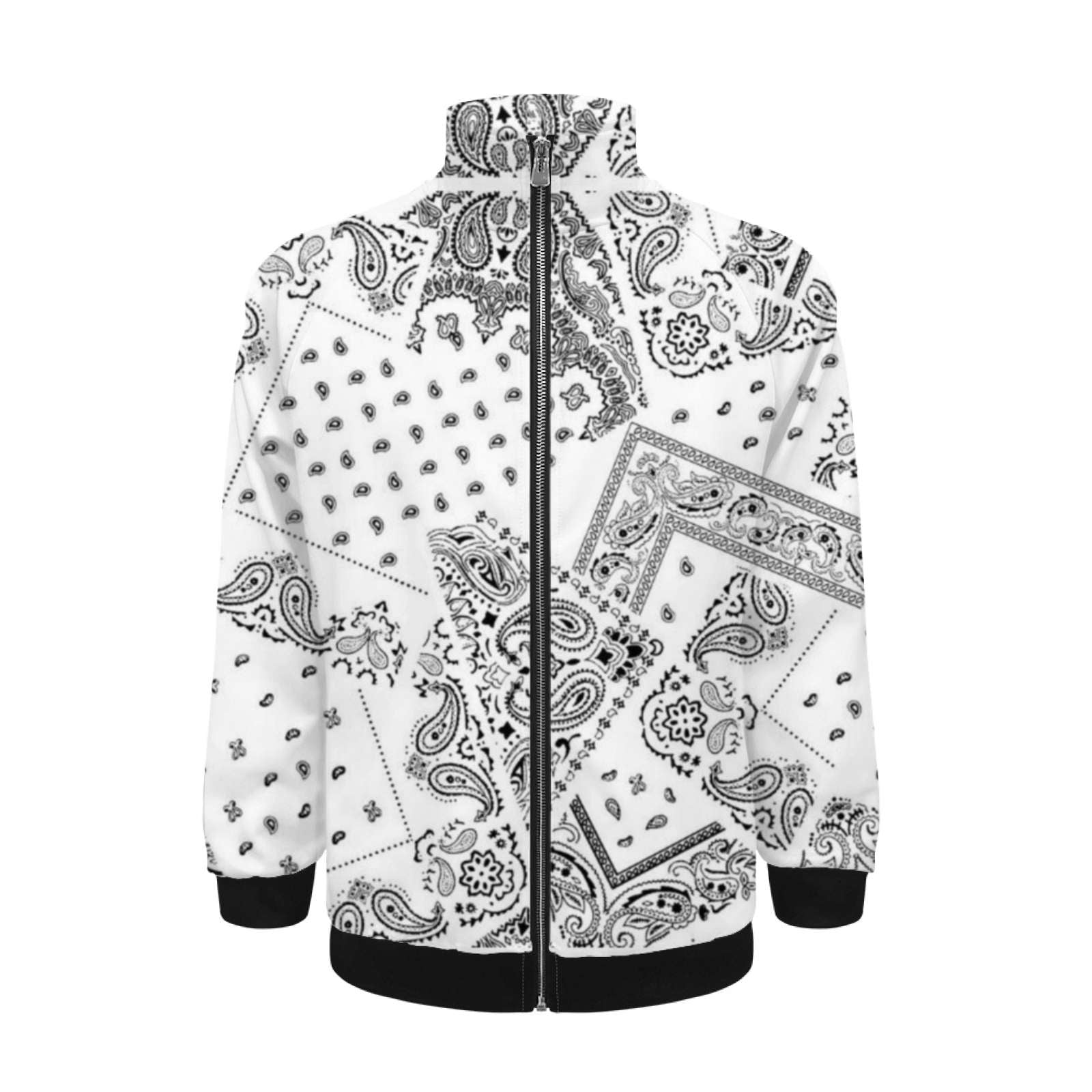 Paisley Bandana Print Jacket Men's Street Cool Long Sleeves Coat ...