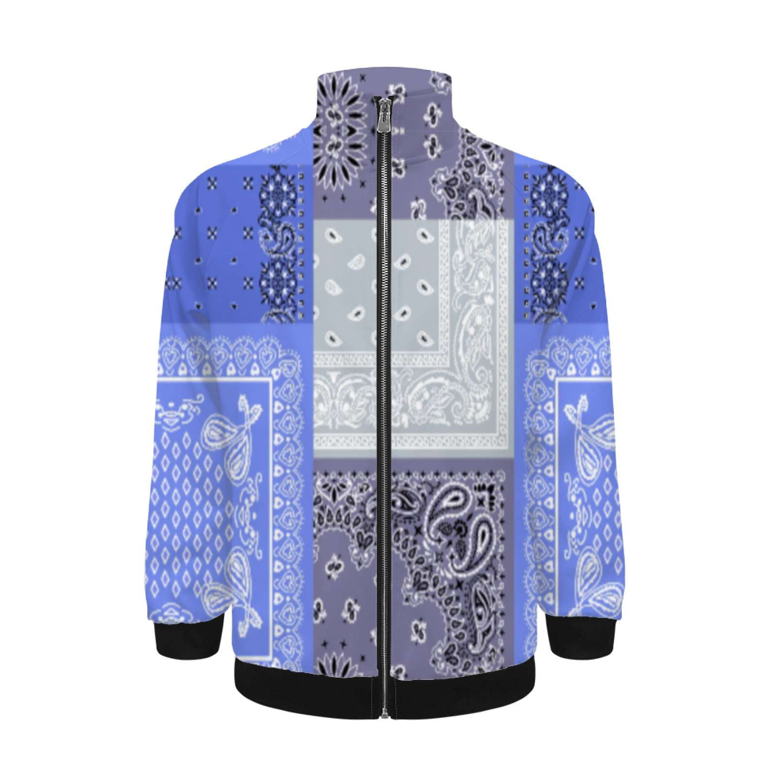 Paisley Bandana Prints Jacket Men's Street Cool Long Sleeves Coat ...
