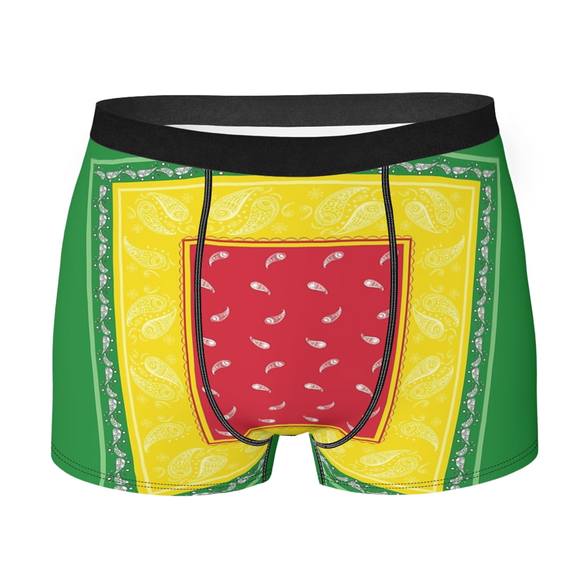 Paisley Bandana Rasta Hippie Boxer Shorts For Man 3D Print Male ...