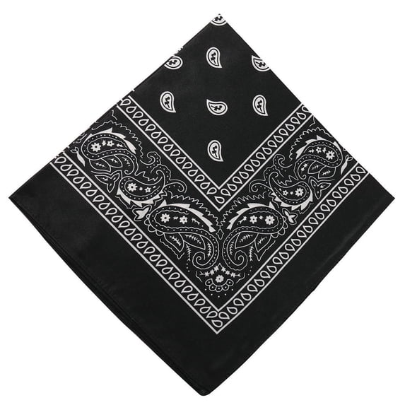 Paisley Bandana Set - Multi-Colored Double-Sided Cowboy Bandana Head ...