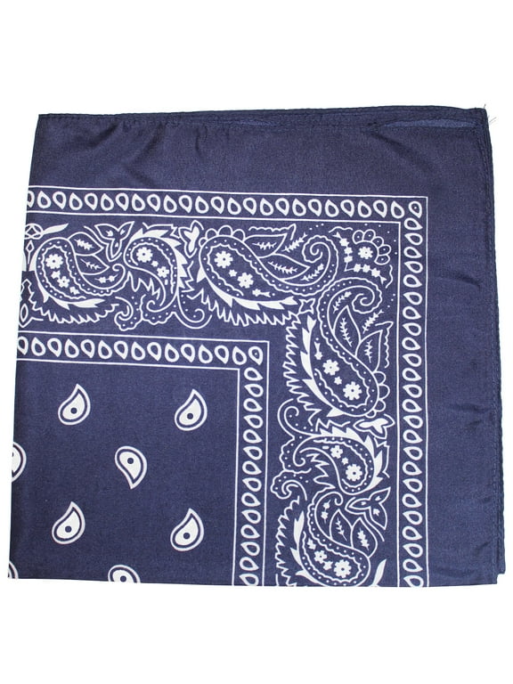 Large Bandanas 27 x 27 | Versatile Biker Rags | Classic Paisley Bandana ...