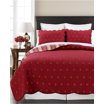 Red Tones Patchwork Quilt Set 3Pcs Bedding Set Bedroom Bed 100% Cotton ...