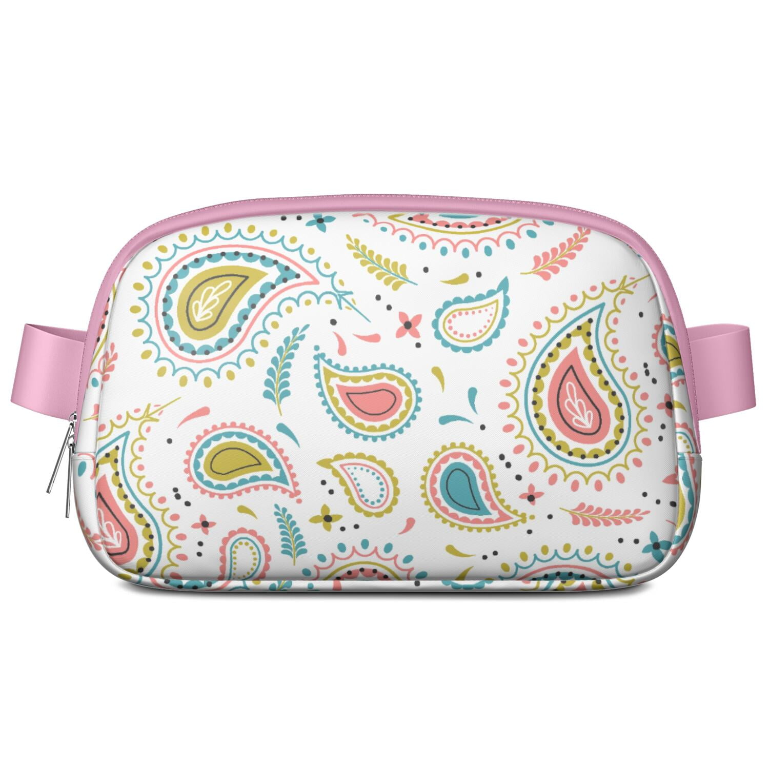 Paisley & Floral Boho Fanny Pack – Vintage Waist Bag with Artistic Chic ...