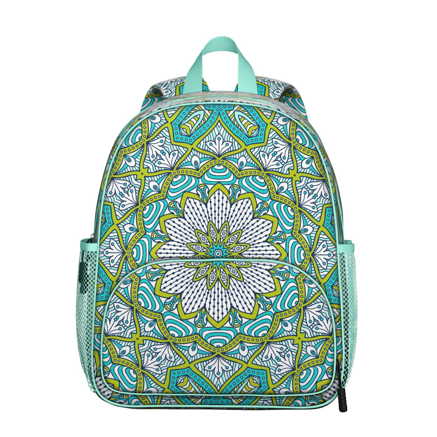 Paisley Floral Mandala Ergonomic Backpack - Waterproof & Durable ...