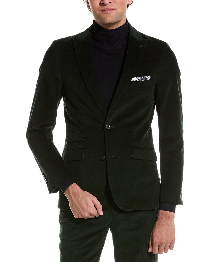 Paisley & Gray mens Ashton Peak Slim Jacket, 44R, Green - Walmart.com