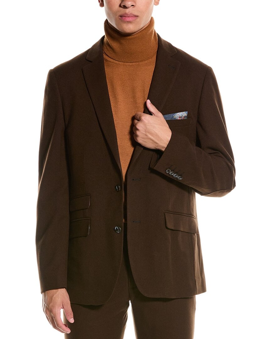 Paisley & Gray mens Dover Slim Fit Jacket, 40R, Brown - Walmart.com