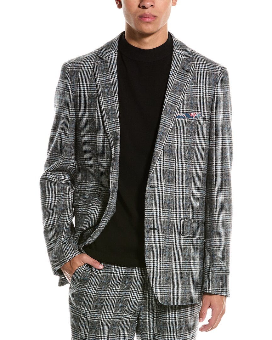 Paisley & Gray mens Dover Slim Fit Wool-Blend Jacket, 44R, Black ...