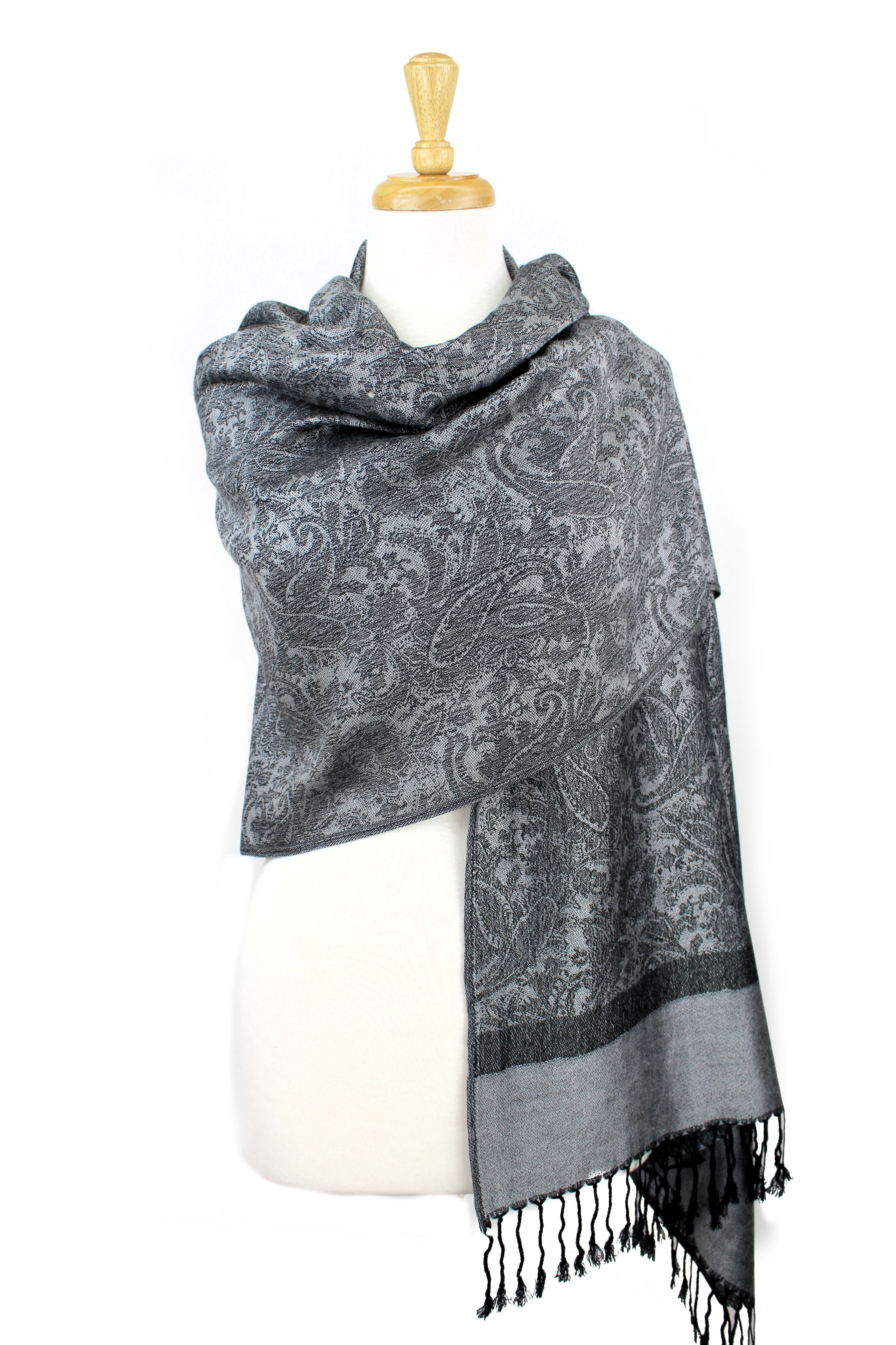 Paisley Jacquard Pashmina Shawl Wrap Scarf Stole - Walmart.com