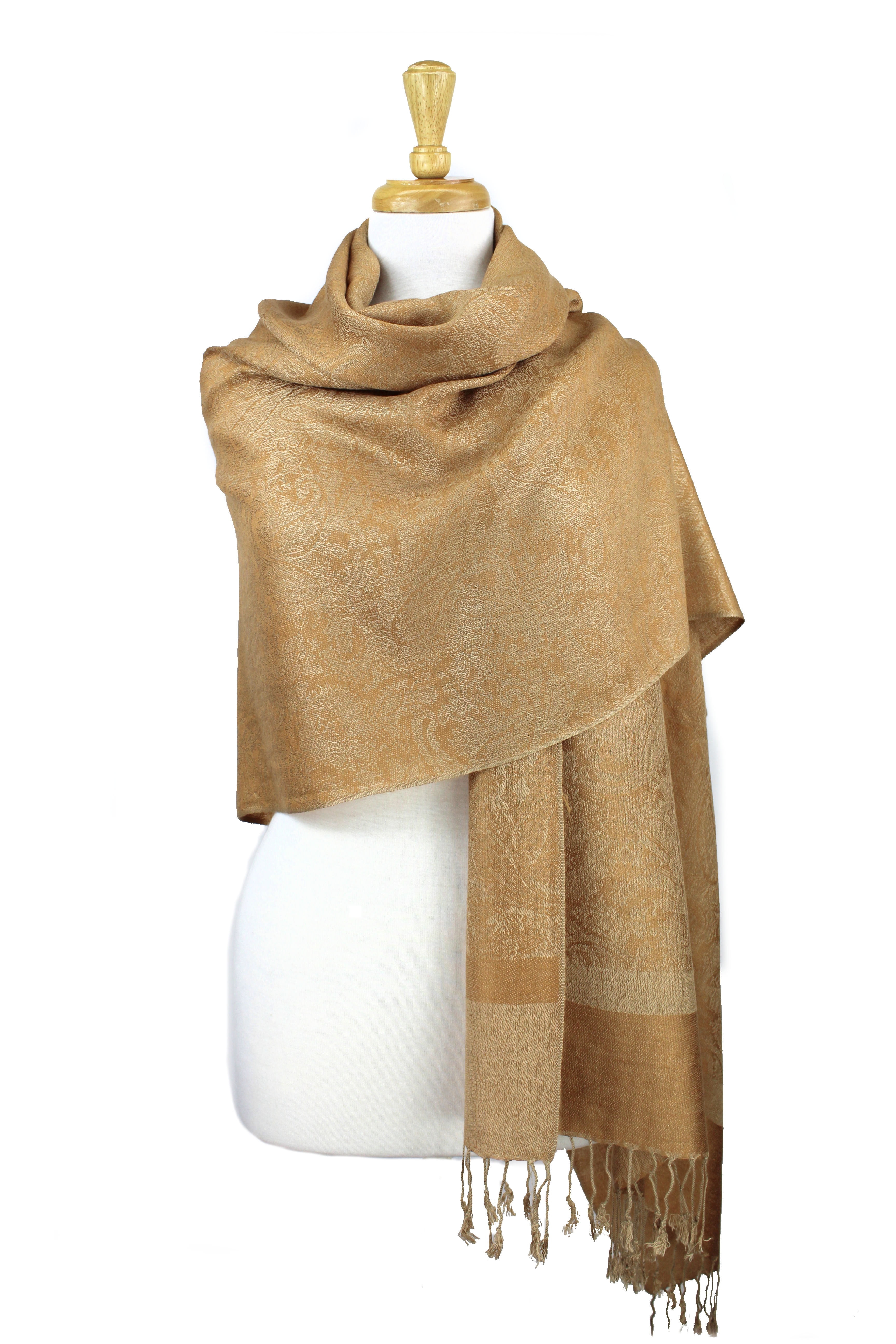 Paisley Jacquard Pashmina Shawl Wrap Scarf Stole - Walmart.com