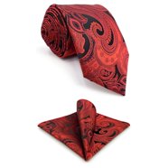 Romario Manzini Solid Red Traditional Men's Necktie for All Occasions ...