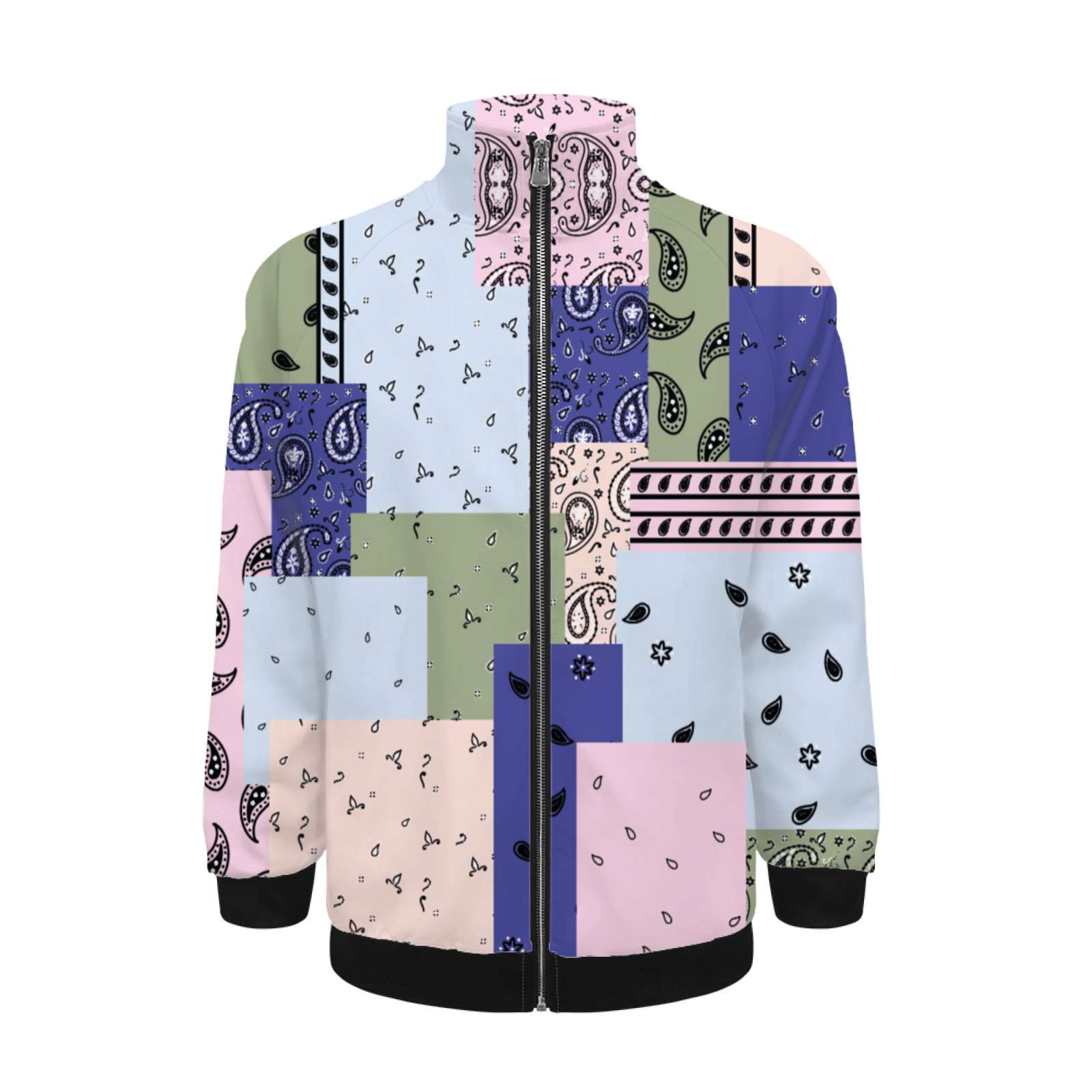 Paisley Patchwork Quilt Jacket Men's Street Cool Long Sleeves Coat ...