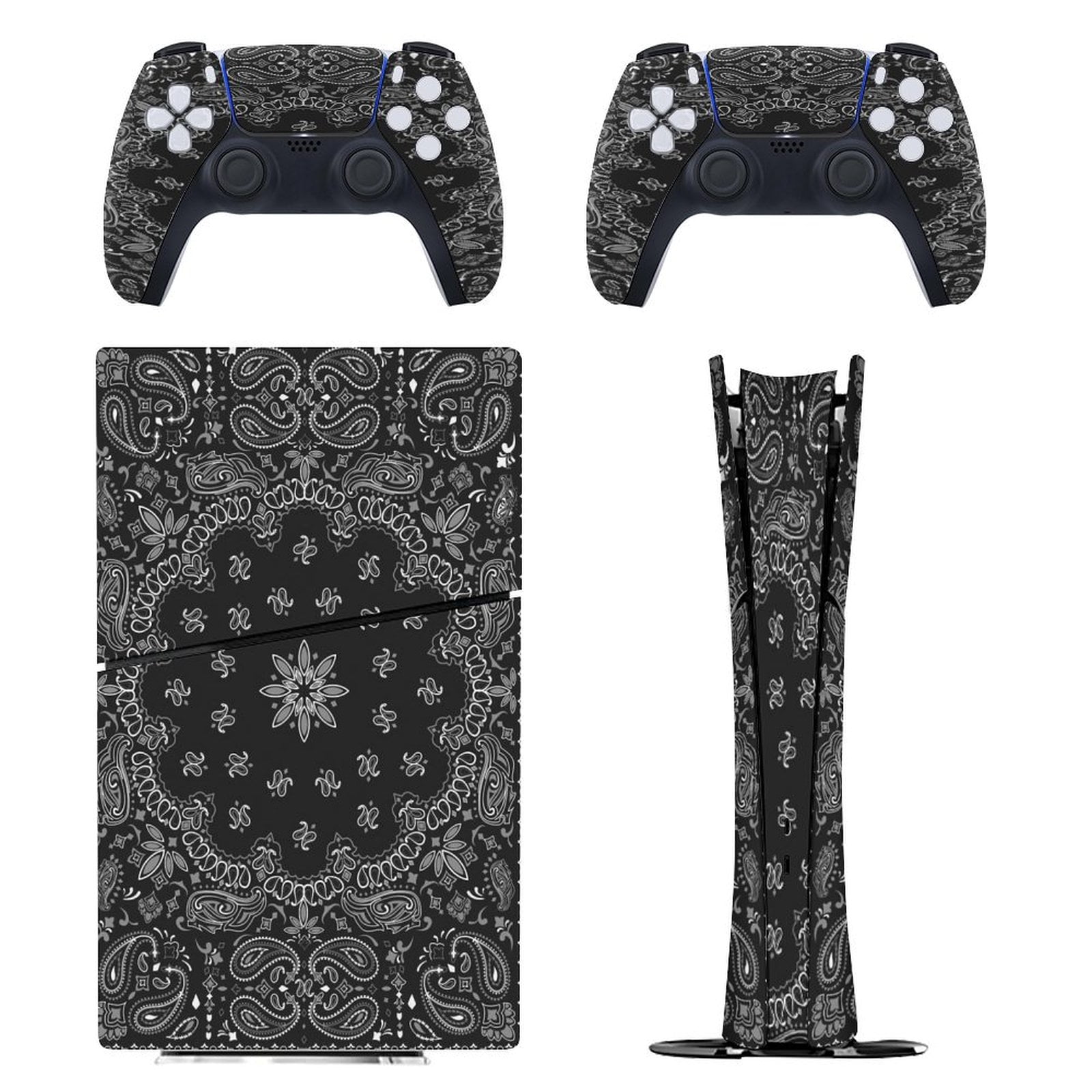 Paisley Pattern PS5/PS5 Slim Digital Disc Skin Sticker For Console And ...