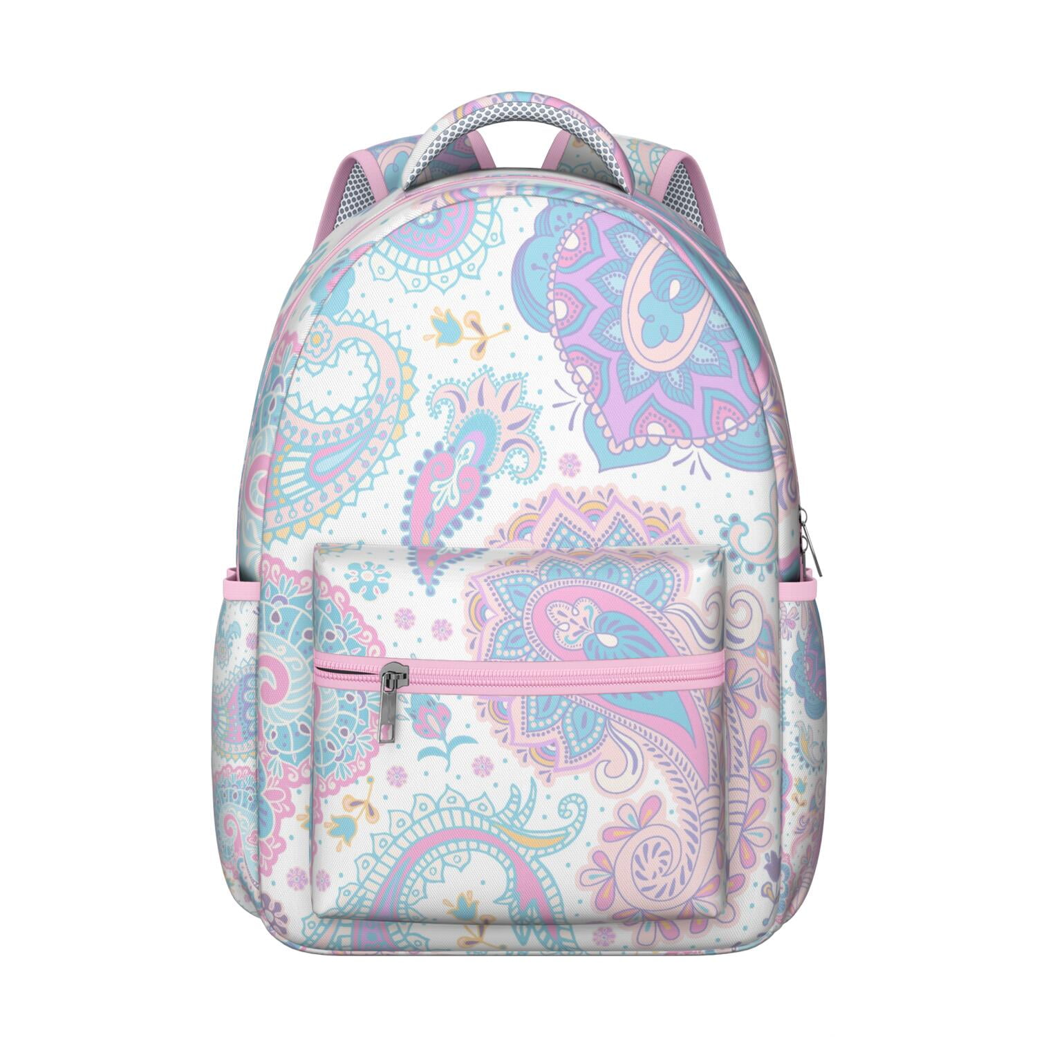 Paisley Print Gift Backpack - Waterproof School & College Bookbag ...