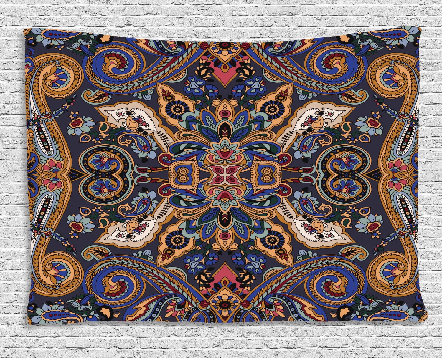 Paisley Tapestry, Historical Moroccan Florets with Slavic Effects ...