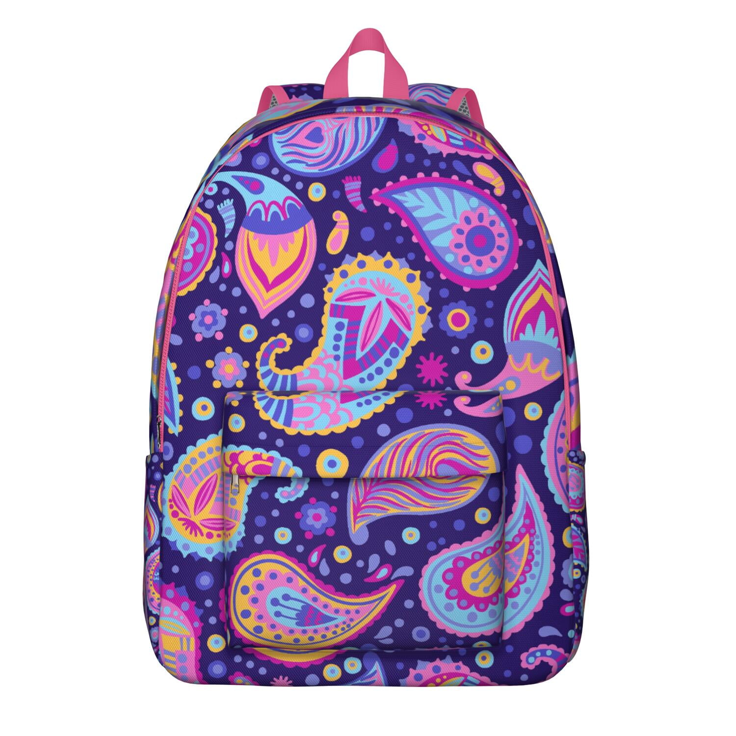 Paisley Versatile Boho Backpack - College Pathway Essential with Laptop ...