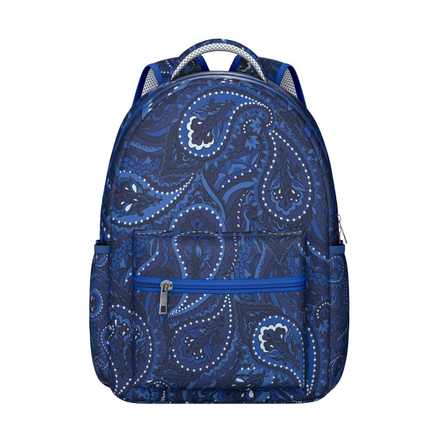 Paisley Vintage Bohemian Students Backpack Colorful Ethnic Floral ...